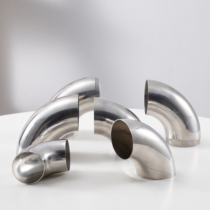 304 Stainless Steel Elbow Stair Handrail Elbow 90 Degrees Welded ...