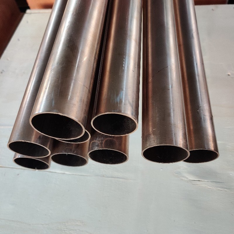 CuNi PIPE, SEAMLESS, UNS C70600 OD:2" WT: WT=2.5 mm BS 2871 PART-2 ...