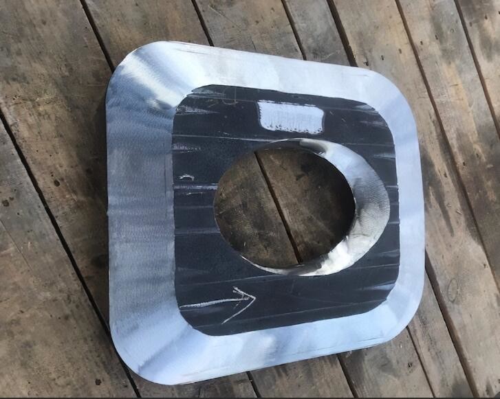 Carbon Steel Pipe Fitting Pipe branch Reinforcing Pad 90 STD-SCH20 ASTM ...