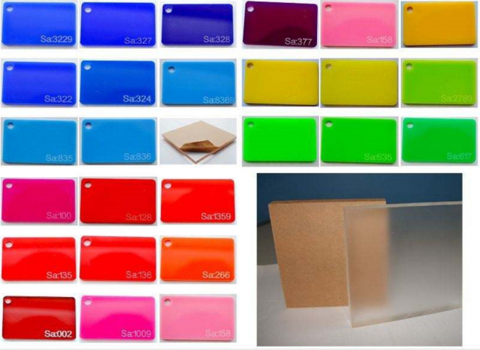 Clear Color Tinted Acrylic Perspex Cast Acrylic Sheet Plastic 25mm ...